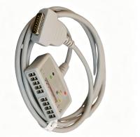China CE Certificated EKG Trunk Cable 2.4m EKG Machine Cable 10 Lead For GE Mac 500 for sale