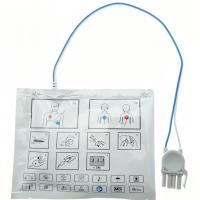 China Disposable Defibrillator Electrode Pads 105*155mm AED Electrodes Compatible With D1 / D2 / D3 / D5 / D6 for sale
