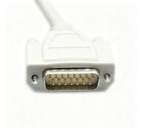 China 10 Lead EKG Cable DB15 Pin EKG Lead Wires 3m Banana 4.0mm Compatible For EDAN for sale
