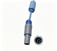 China 2m Flow Sensor Cable OEM / ODM Flow Sensor Wire Compatible For Draeger SLE4000 / 5000 / 6000 Savina for sale