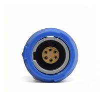 China Plastic Medical Equipment Connectors Push Locking Medical Device Connectors Male Female 6 pin for sale