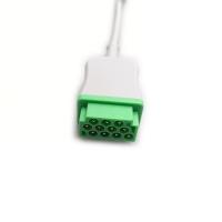 China 11 Pin GE ECG Cables AHA / IEC ECG Cable 3 Lead 3.2m Compatible GE Marquette Dash2500 B30 Solar8000 for sale