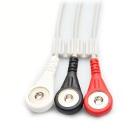 China 11 Pin GE ECG Cables AHA / IEC ECG Cable 3 Lead 3.2m Compatible GE Marquette Dash2500 B30 Solar8000 for sale