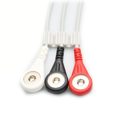 China 11 Pin GE ECG Cables AHA / IEC ECG Cable 3 Lead 3.2m Compatible GE Marquette Dash2500 B30 Solar8000 for sale
