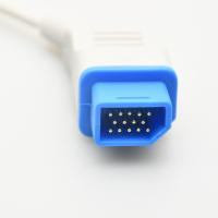 China Compatible Nihon Kohden Monitor SpO2 Cable 14-Pin to DB9 Pin Female SpO2 Cable for sale