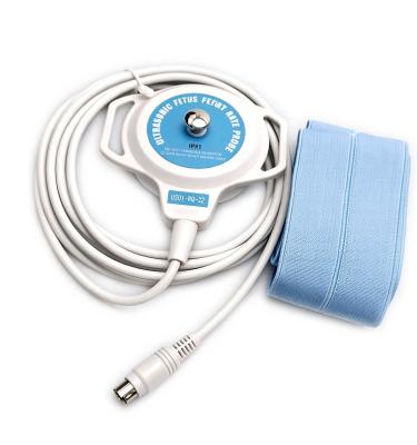 China FHY Bionet FC700 Compatible US TOCO Fetal Transducer Probe White 6-Pin 2.5m TPU Cable for sale