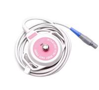 China FHY Biolight 4 Pin Fetal Transducer US Probe White 2.5m Medical TPU Cable Monitor for sale