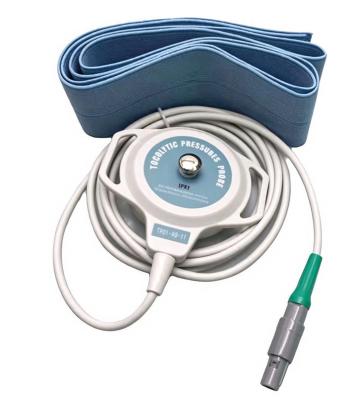 China FHY Edan F2 F3 F6 F9 Compatible TOCO Fetal Transducer Probe White 2.5m TPU Cable for sale