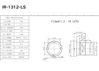 China 13mm focal length compatible with8-14um  infrared lens for sale