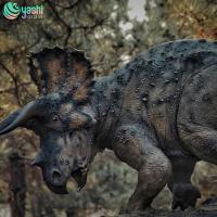 China Electric Triceratops Dinosaur Model 300-1000CM with Sound and Movement for Outdoor Amusement Parks for sale