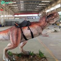 China Outdoor Silicone Rideable Dinosaur 5-10 Meter Interactive Display with 220V Power for Theme Parks and Shopping Malls for sale
