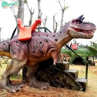 China Outdoor Silicone Rideable Dinosaur 5-10 Meter Interactive Display with 220V Power for Theme Parks and Shopping Malls for sale