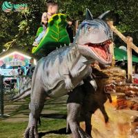 China Outdoor Silicone Rideable Dinosaur 5-10 Meter Interactive Display with 220V Power for Theme Parks and Shopping Malls for sale
