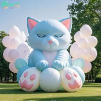 China Custom 3D Waterproof Nylon Inflatable Models 2-8 Meter Size Range with LED Lighting for Outdoor Parks for sale