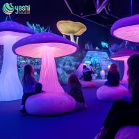 China Customizable Detachable Mushroom Lanterns 150-240CM with LED Lighting for Amusement Parks and Events for sale