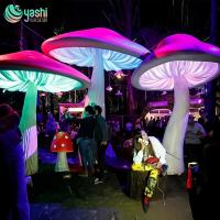 China Customizable Detachable Mushroom Lanterns 150-240CM with LED Lighting for Amusement Parks and Events for sale