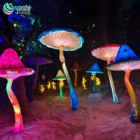 China Customizable Detachable Mushroom Lanterns 150-240CM with LED Lighting for Amusement Parks and Events for sale