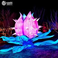 China Chinese Festival Silk Zigong Lantern 100-500CM Customizable LED Outdoor Decoration with Waterproof Design for sale