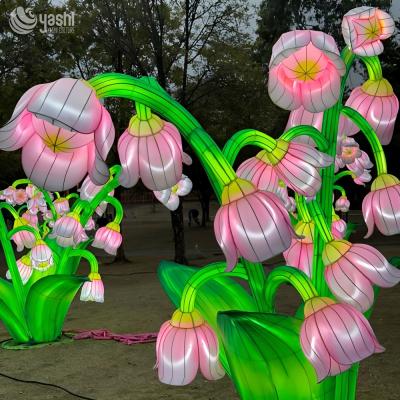 China Customizable Zigong Floral Lantern 200-500CM with LED Lighting for Outdoor Garden Decor and Commercial Displays for sale