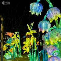 China Artificial Lily of the Valley Bouquet Lantern 200-210CM with LED Lighting for Wedding Party Decor for sale