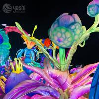 China Lifelike Exotic Flower Lantern - Silk Festival Lantern for Traditional Celebrations for sale