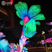 China Handcrafted Artificial Flower Lantern - Waterproof Exotic Flower Design for Outdoor Decor for sale