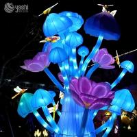 China Handmade Artificial Flower Lantern - Perfect for Outdoor and Garden Decoration for sale
