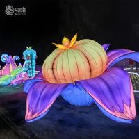 China Exotic Artificial Flower Zigong Lantern For Outdoor Festival Party Decor for sale