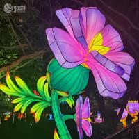 China Artificial Luminous Flower Led Garden Ornaments Vibrant Colors Customizable for sale