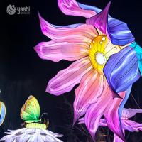 China Artificial Luminous Flower Led Garden Ornaments Vibrant Colors Customizable for sale