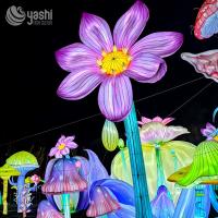 China Artificial Luminous Flower Led Garden Ornaments Vibrant Colors Customizable for sale
