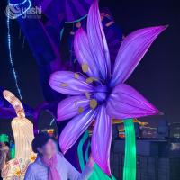 China Artificial Luminous Flower Led Garden Ornaments Vibrant Colors Customizable for sale