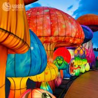 China Festival Decorative Zigong Lantern Rust Proof 110/220V For Exhibition Halls for sale