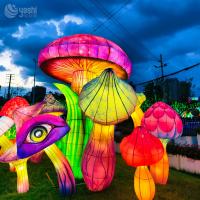 China Festival Decorative Zigong Lantern Rust Proof 110/220V For Exhibition Halls for sale