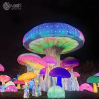 China Simulated Mushroom Lanterns Outdoor LED Lighting Fixtures 240CM - 250CM for sale