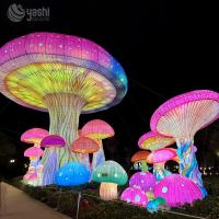 China Simulated Mushroom Lanterns Outdoor LED Lighting Fixtures 240CM - 250CM for sale