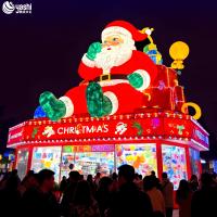 China Custom 300CM Christmas Snowman Lanterns - Outdoor LED Decorative Lighting with 110/220V Power for sale