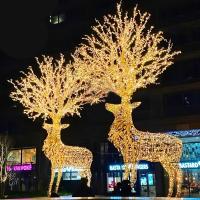 China Large-scale Outdoor Christmas Decorations - Light-up Christmas Reindeer Decor for Garden Decoration for sale