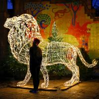 China Large-scale Outdoor Christmas Decorations - Light-up Christmas Reindeer Decor for Garden Decoration for sale