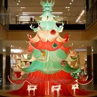 China 3D Giant Christmas Tree Decoration for Garden & Outdoor Mall Decoration for sale