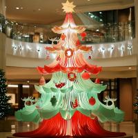 China 3D Giant Christmas Tree Decoration for Garden & Outdoor Mall Decoration for sale