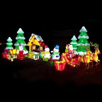 China Large-scale Outdoor Christmas-themed Light Show Performance for sale