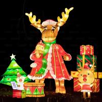 China Large-scale Outdoor Christmas-themed Light Show Performance for sale