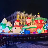 China Large-scale Outdoor Christmas-themed Light Show Performance for sale