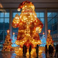 China Large-scale Outdoor Christmas-themed Light Show Performance for sale