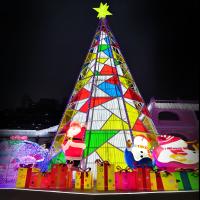China Christmas Theme Light Show Decorations, LED Christmas Tree Lanterns for sale