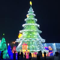 China 500cm Large Christmas Tree LED Holiday Lights for Mall Decoration - 110V/220V Customizable Commercial Display for sale