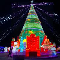 China 500cm Large Christmas Tree LED Holiday Lights for Mall Decoration - 110V/220V Customizable Commercial Display for sale