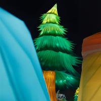 China Christmas Tree LED Lanterns for Street and Outdoor Decorations for sale