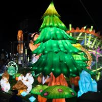 China Christmas Tree LED Lanterns for Street and Outdoor Decorations for sale